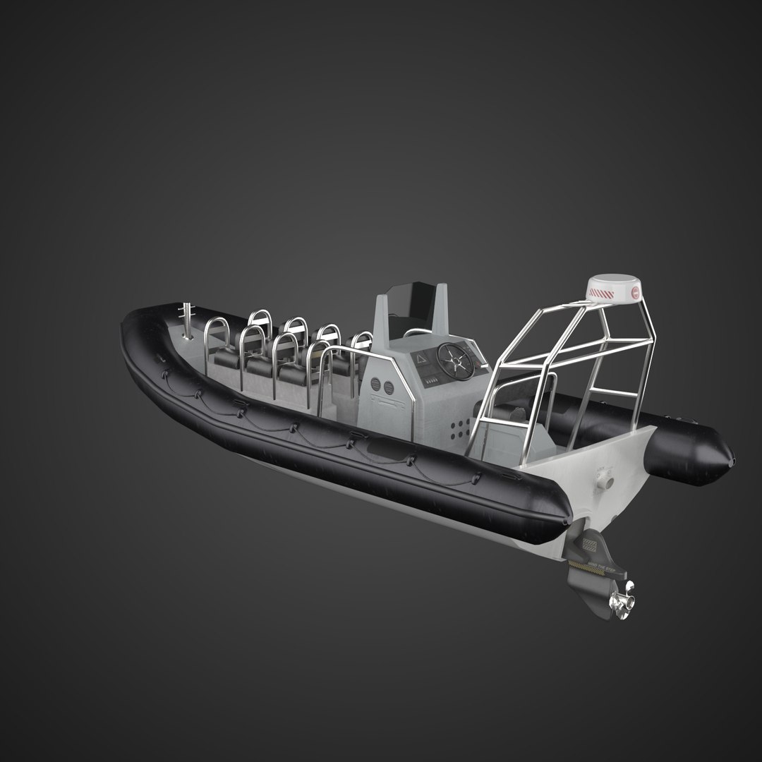 3D Rhib Boat - Tx760 - TurboSquid 1650615
