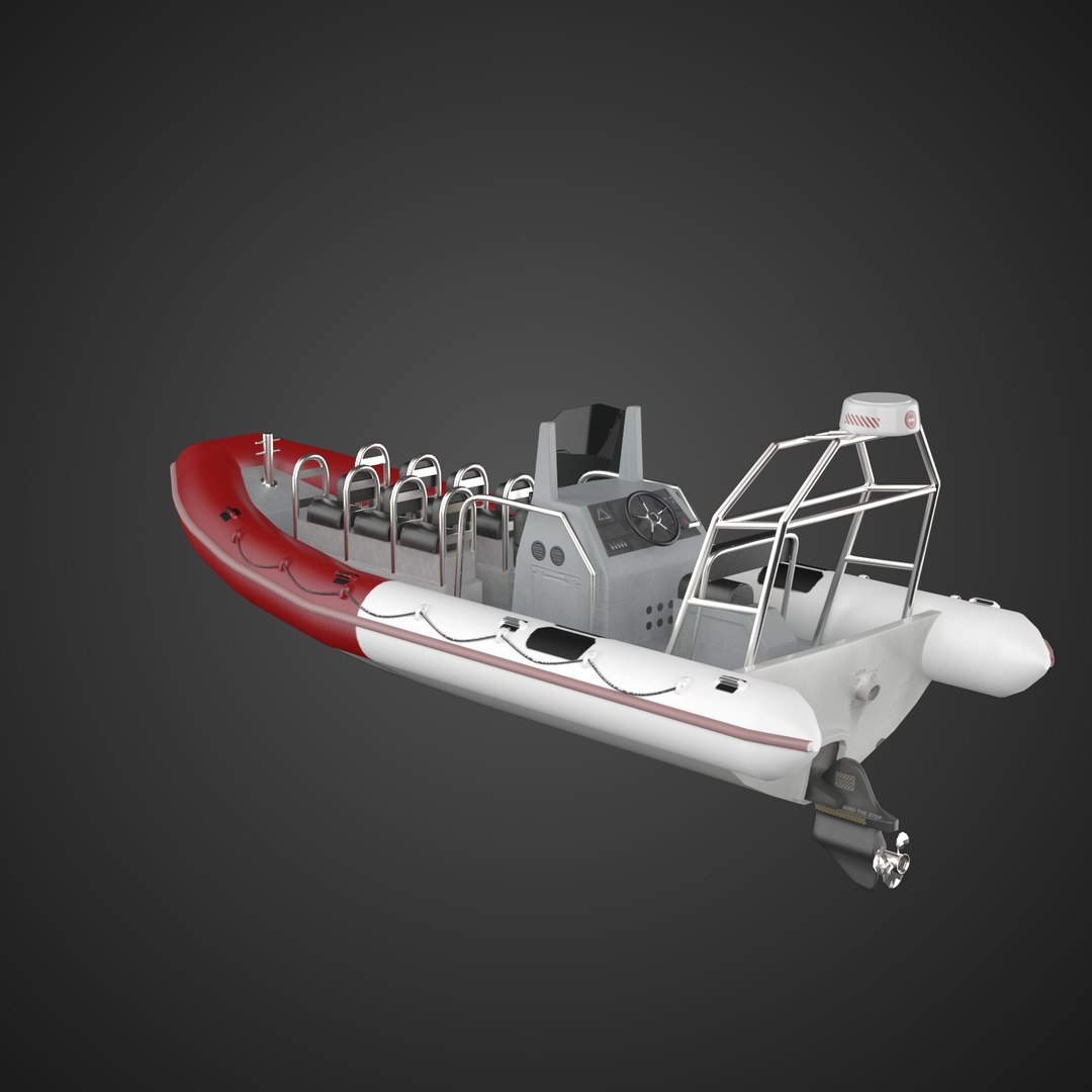 3D Rhib Boat - Tx760 - TurboSquid 1650615