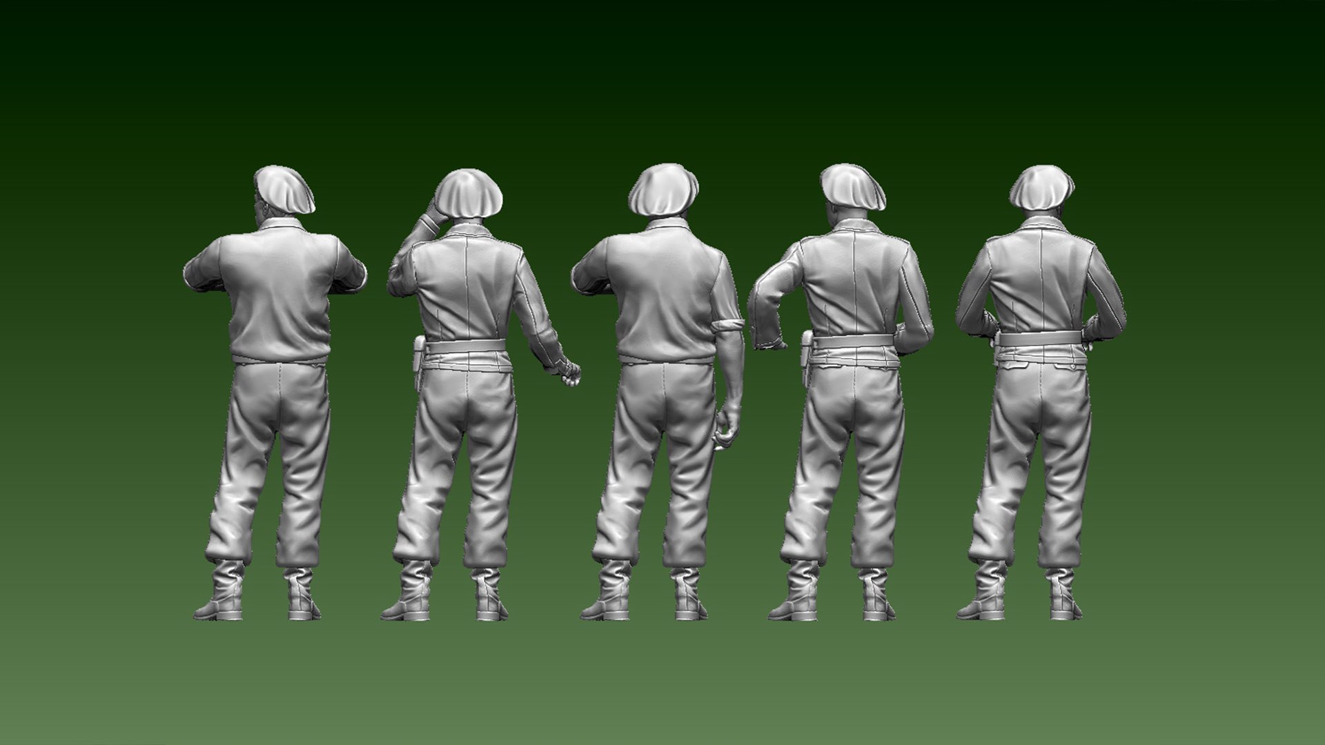 German Tank Crew Ww2 3D Model - TurboSquid 1764239