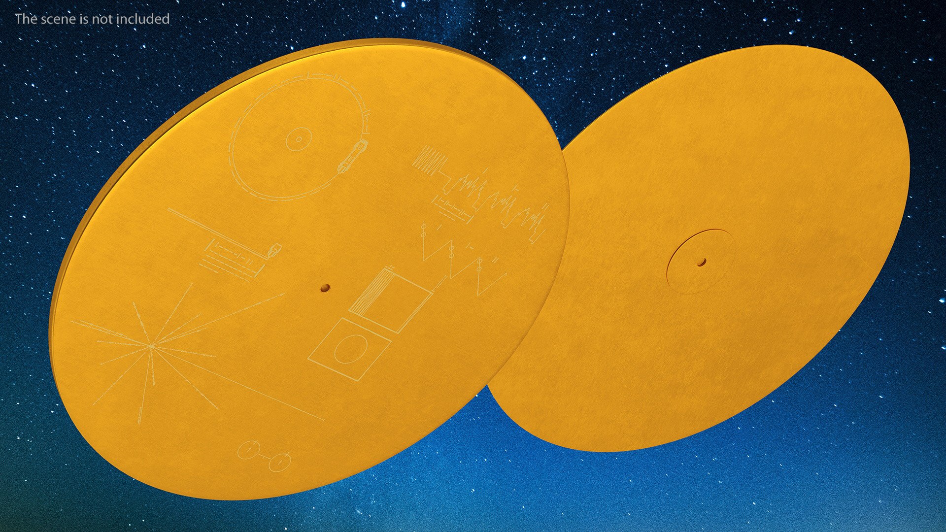 3D Voyager Golden Record model - TurboSquid 2175163