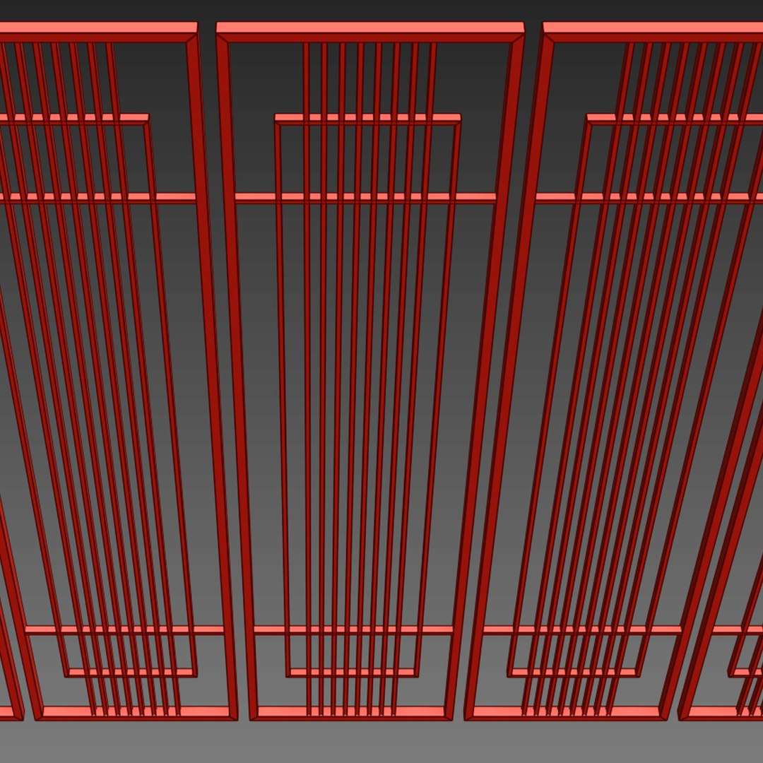 Decorative Partition Set 47 Model - TurboSquid 1557480
