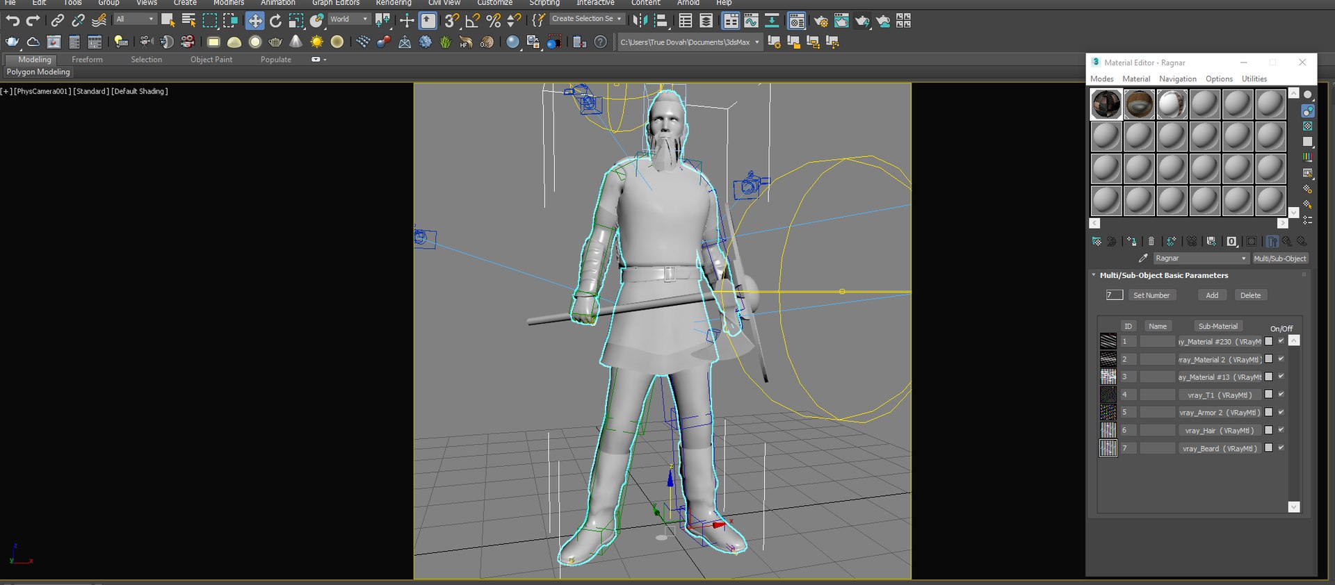 3D model rigged viking - TurboSquid 1501784