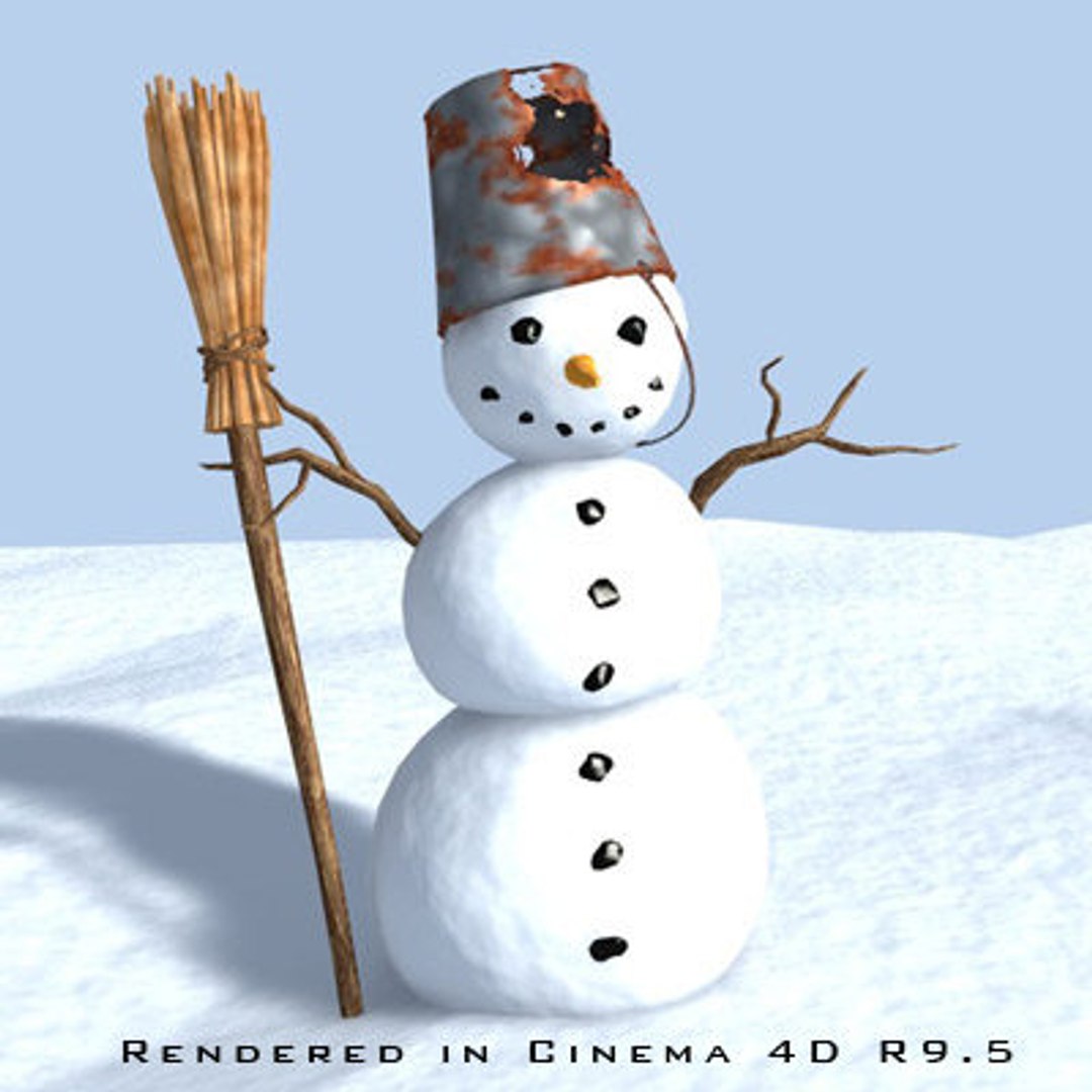 3d Snowman Snow Man