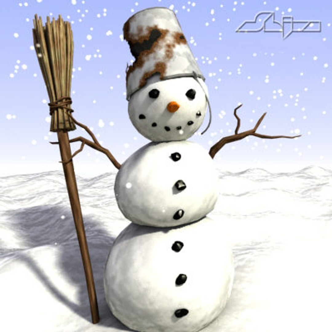 3d Snowman Snow Man