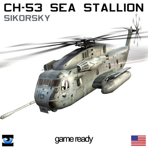 3d sikorsky ch-53e super stallion model