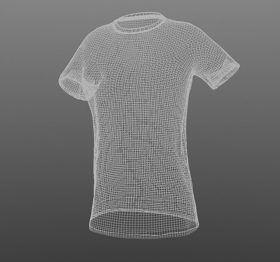 3D Model Woman T-shirt - TurboSquid 1869417