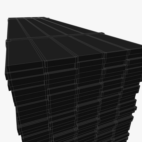 3d model lumber stack