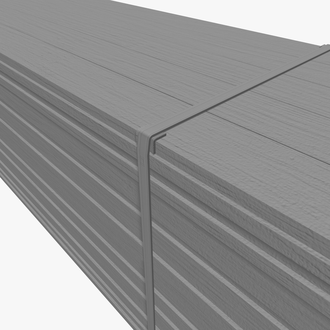 3d Model Lumber Stack