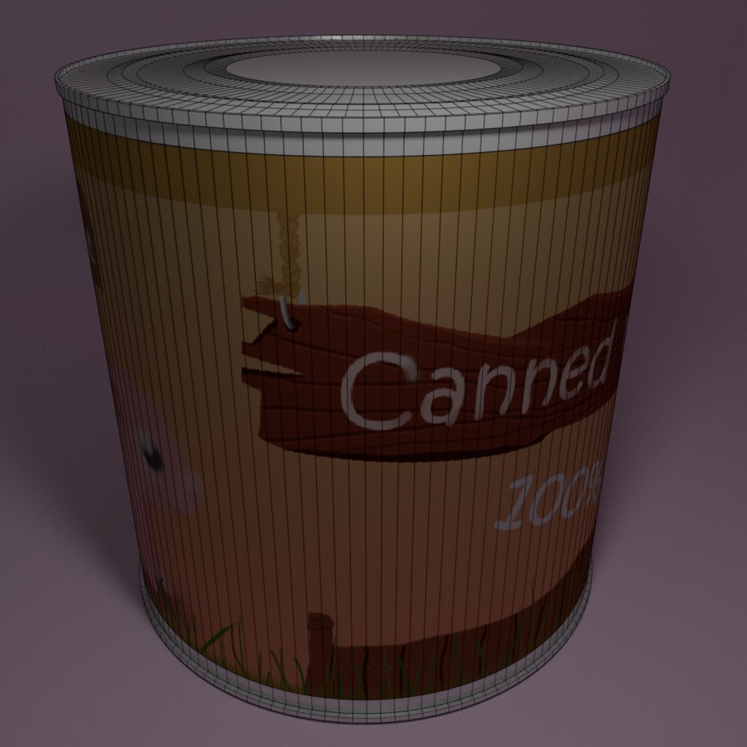 Canned goods model - TurboSquid 1199706