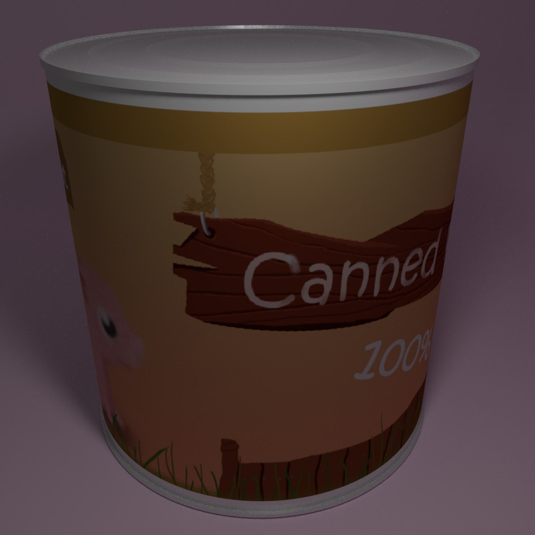 Canned goods model - TurboSquid 1199706