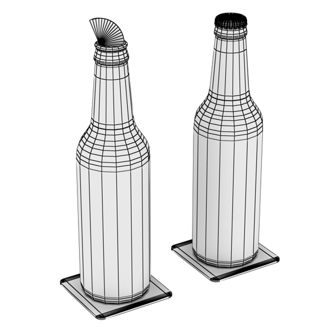 Max Becks Beer Bottle 6