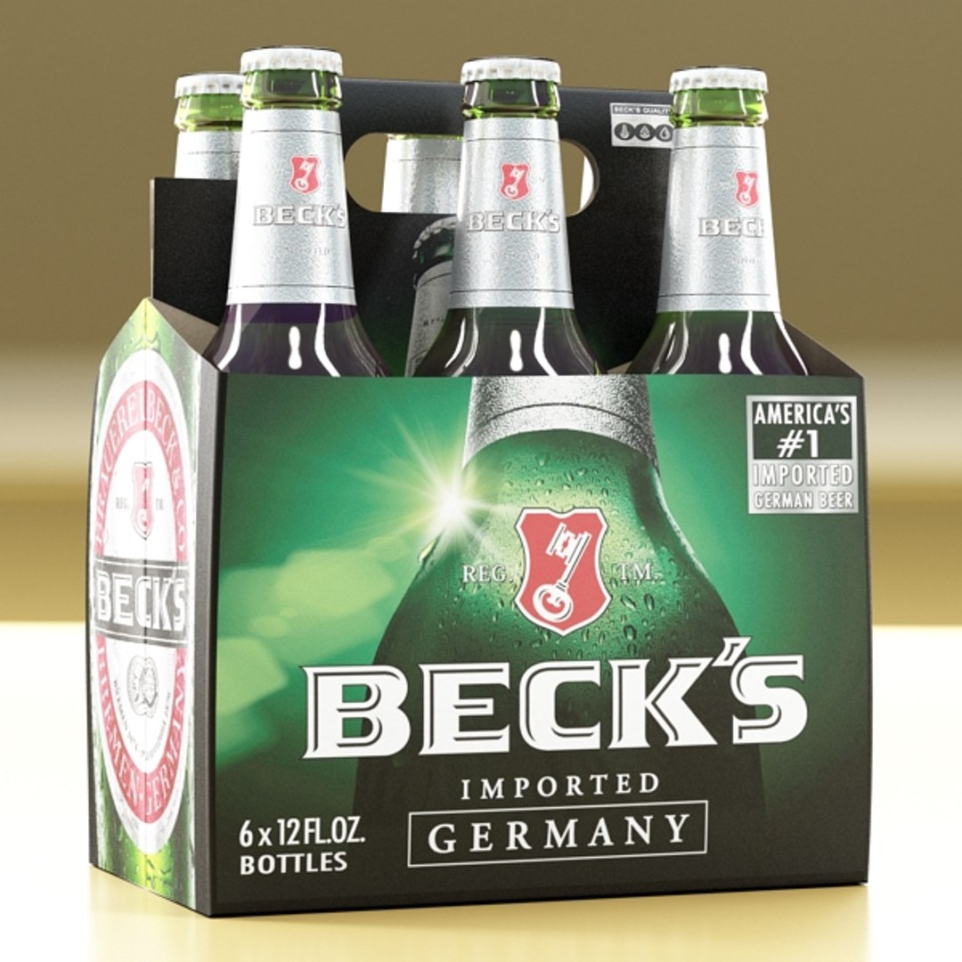 max becks beer bottle 6