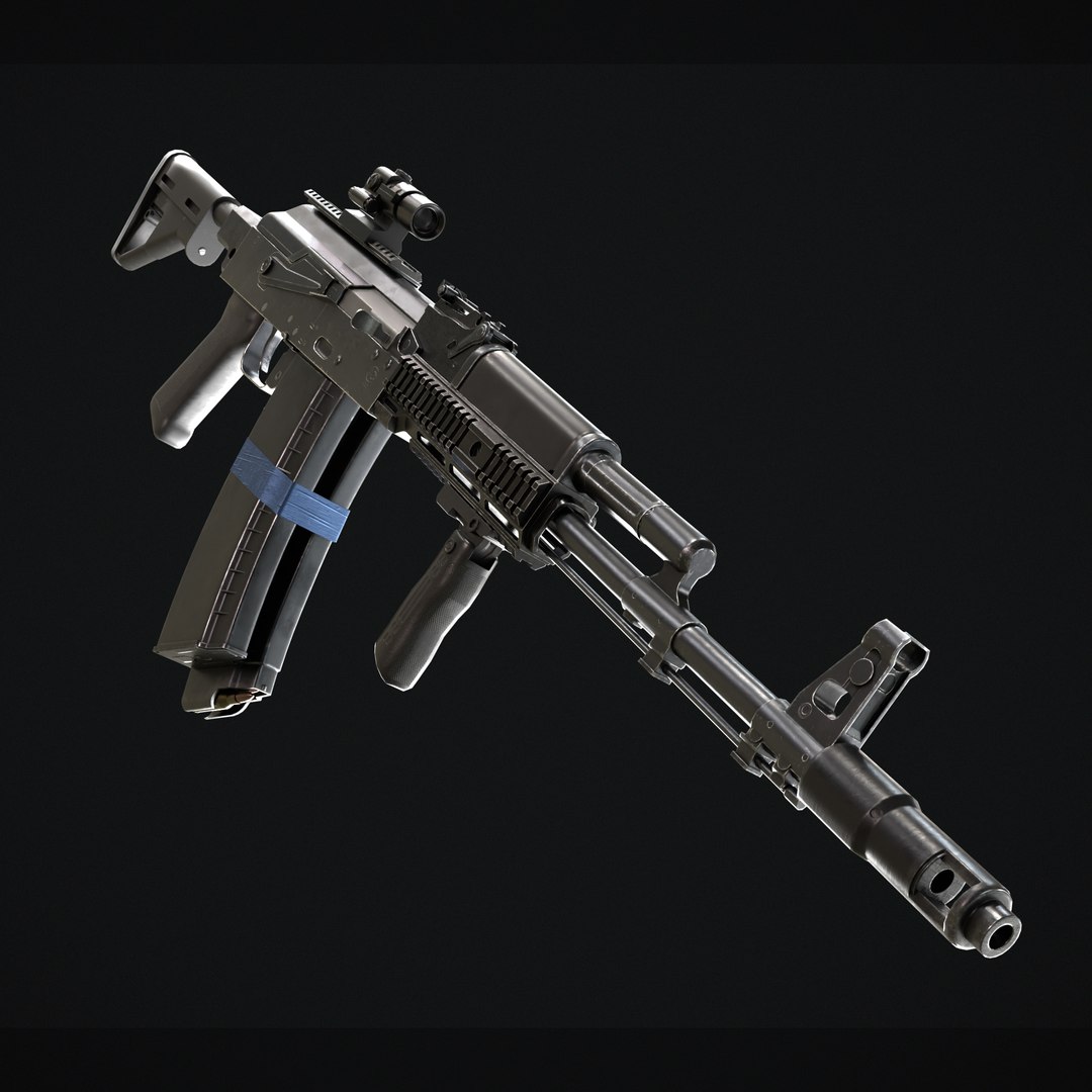 AK-74 3D model - TurboSquid 1985341