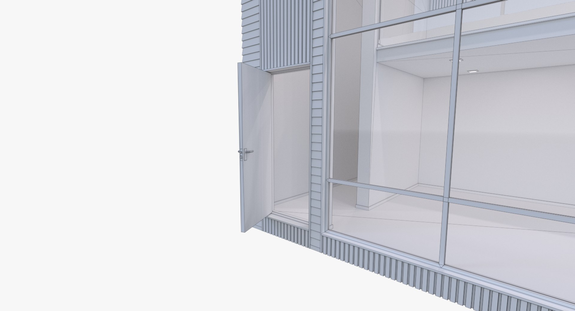 3d model modern micro home interior