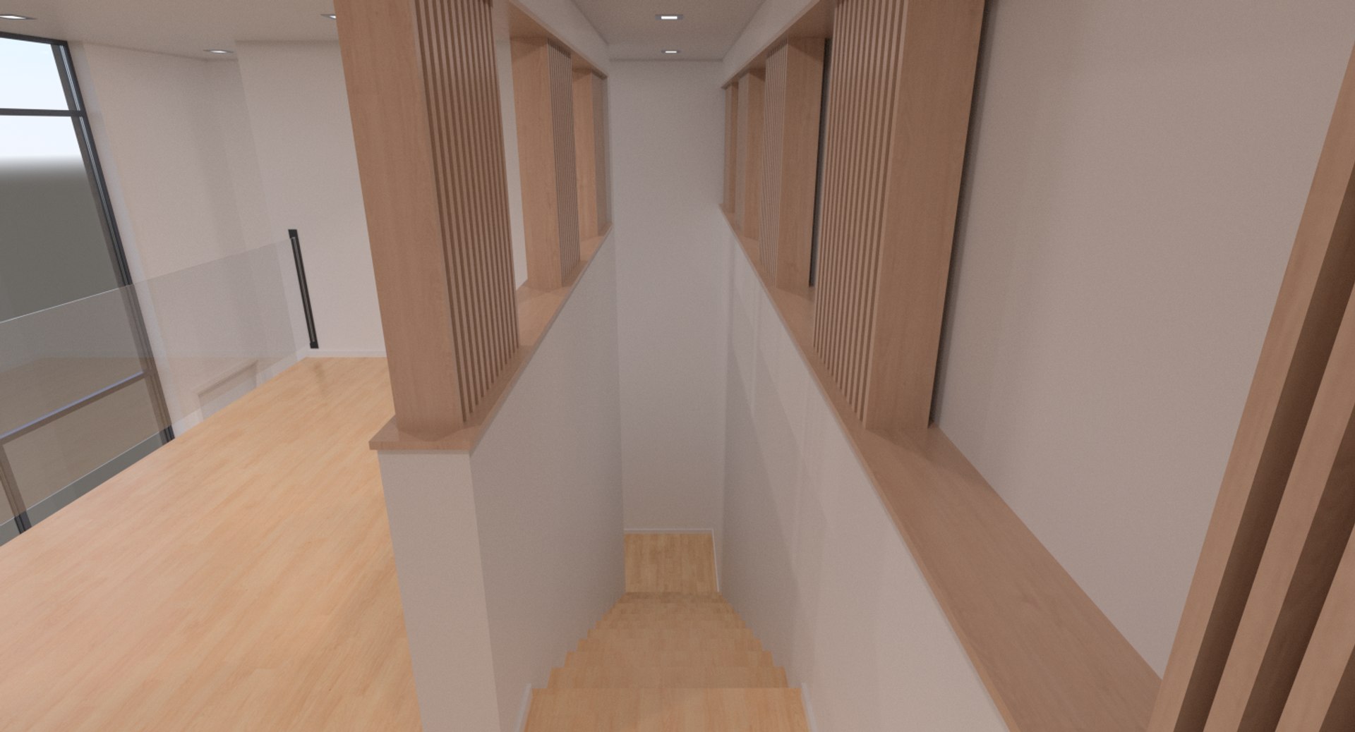 3d model modern micro home interior