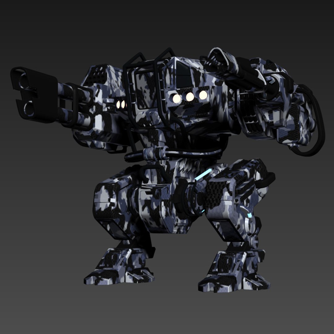 Heavy Robot 3D Model - TurboSquid 1243200