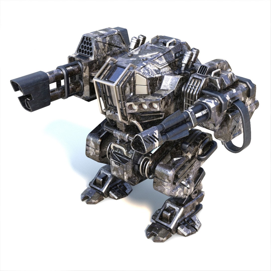 Heavy Robot 3D Model - TurboSquid 1243200