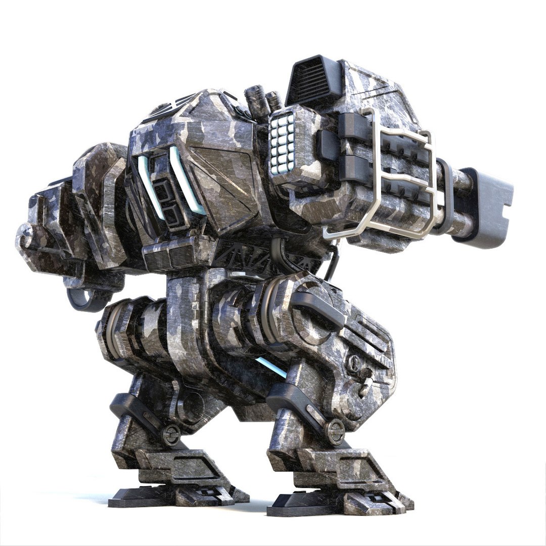 Heavy Robot 3D Model - TurboSquid 1243200