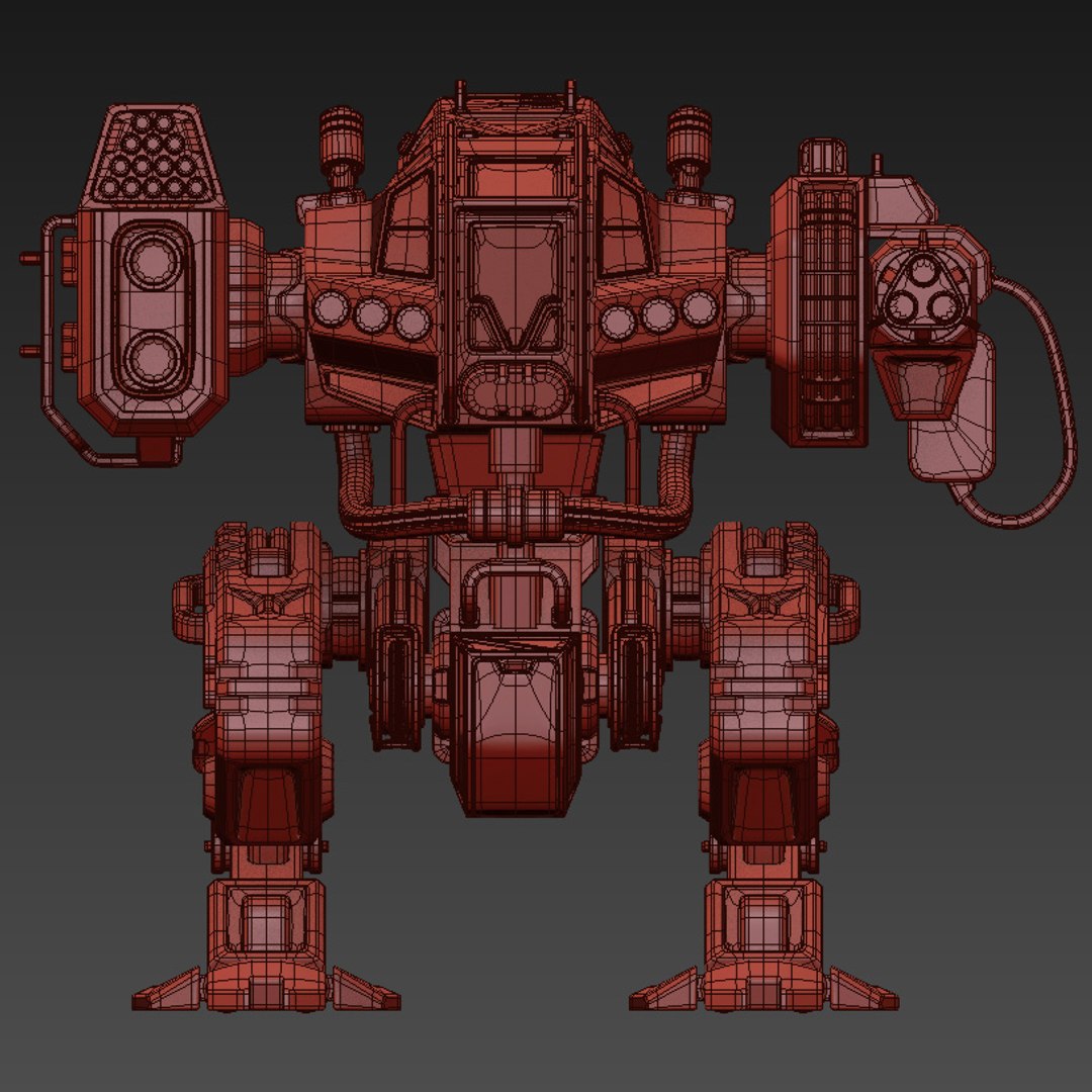 Heavy Robot 3D Model - TurboSquid 1243200