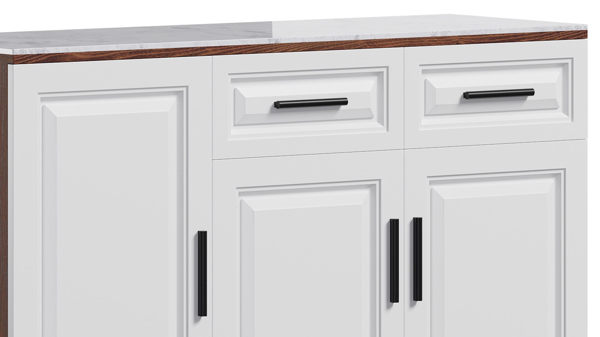 Modern Wood Buffets Sideboards 2 3D Model - TurboSquid 2228022