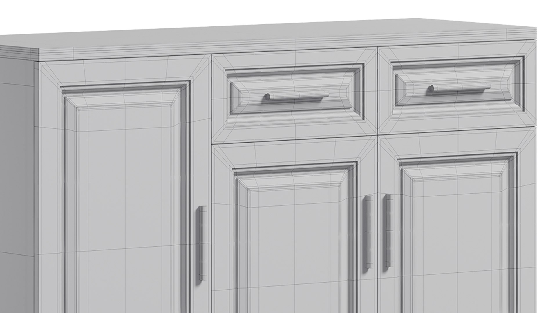 Modern Wood Buffets Sideboards 2 3D Model - TurboSquid 2228022