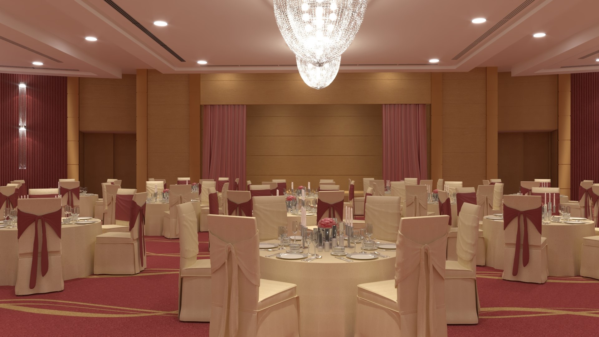 3D Model Ballroom - TurboSquid 2073325