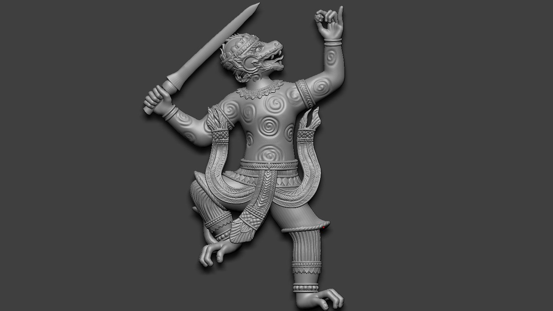 Hanuman Monkey King 3D Model - TurboSquid 2303312