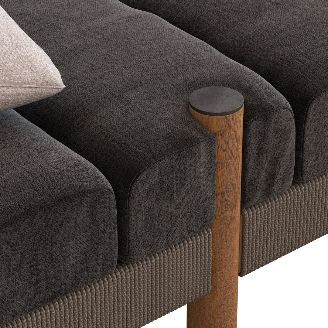 Coco Republic Architect Outdoor Sunlounge Model - TurboSquid 1878943