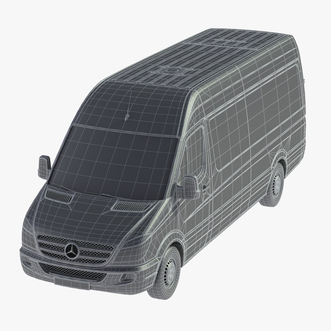 Sprinter van 3D model - TurboSquid 1207244