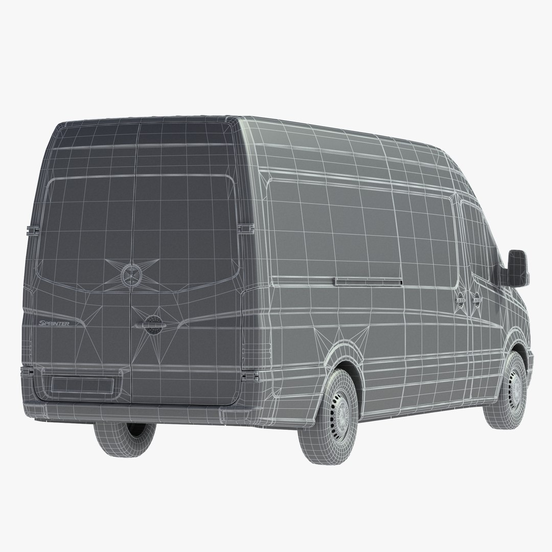 Sprinter van 3D model - TurboSquid 1207244