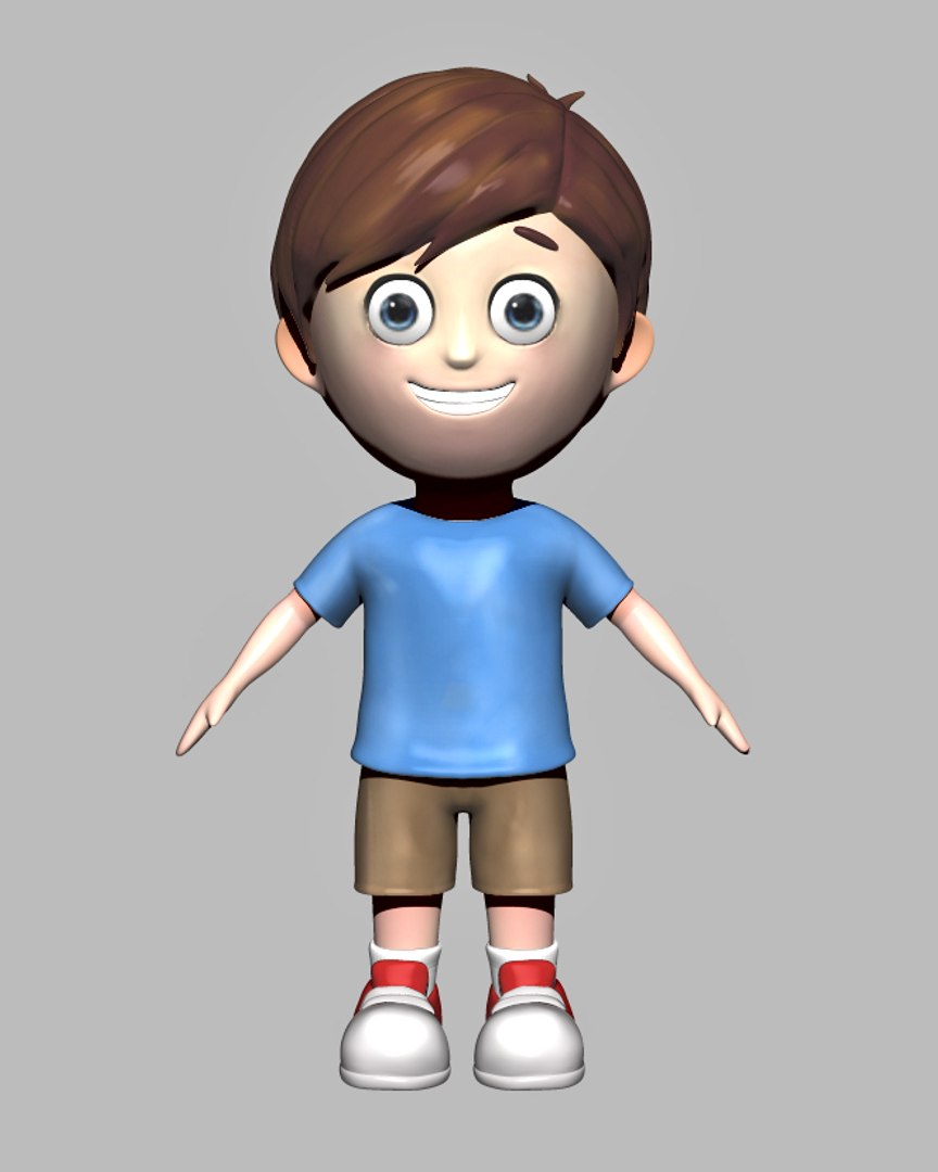 3d Cute Cartoon Model