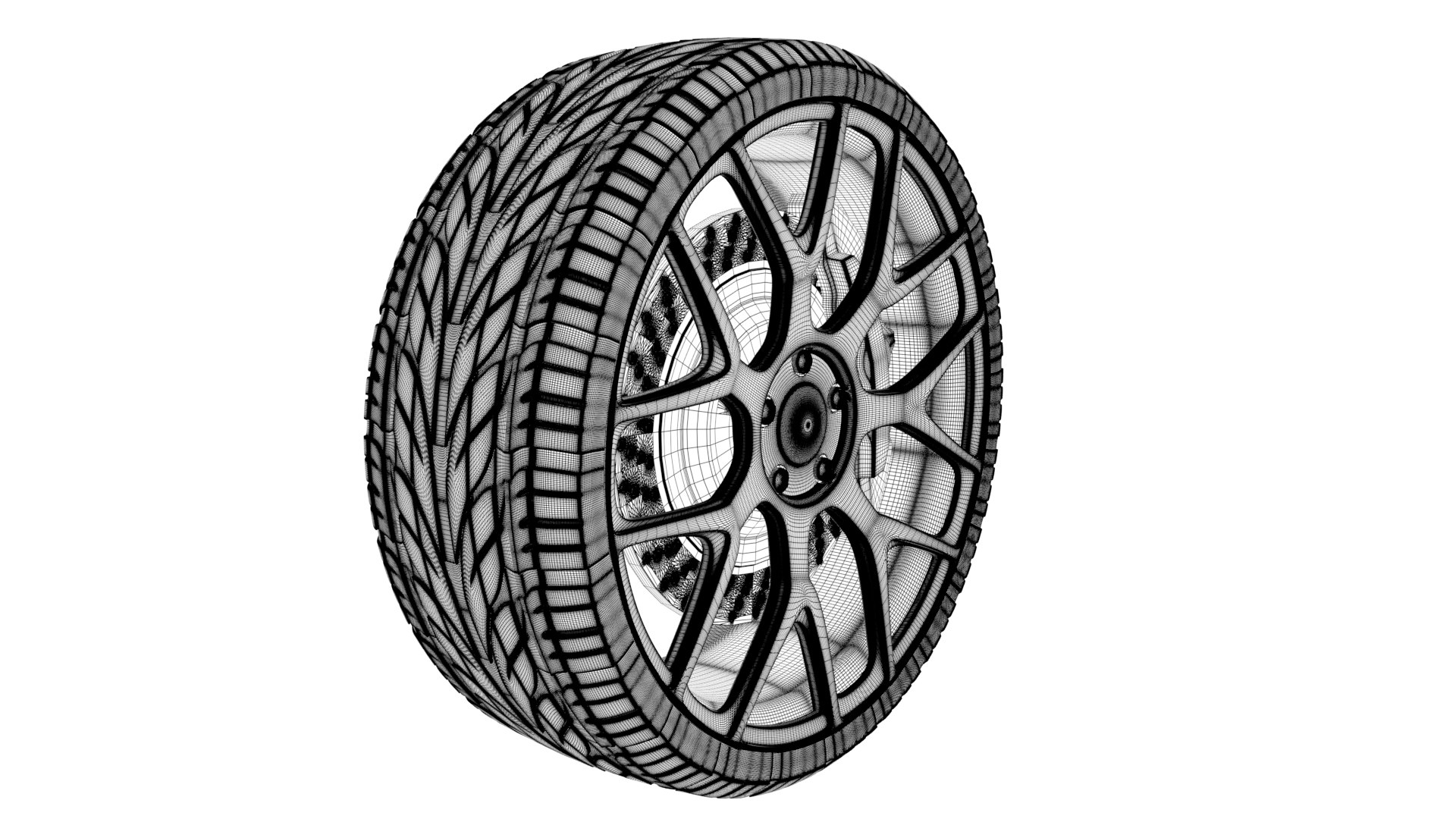 Car wheel m160 3D model - TurboSquid 1262542