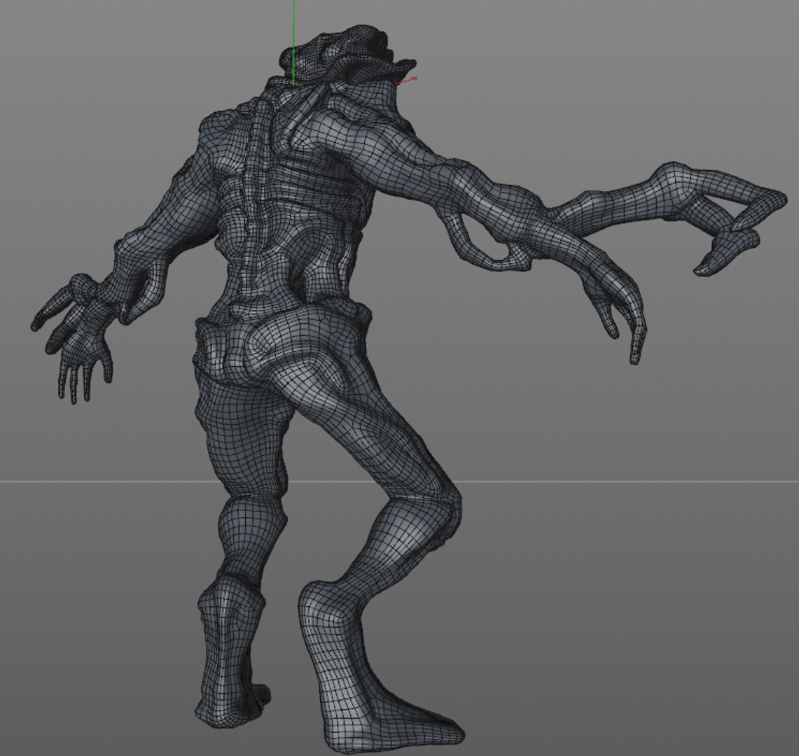 3D Monster Alien Model - TurboSquid 1558382