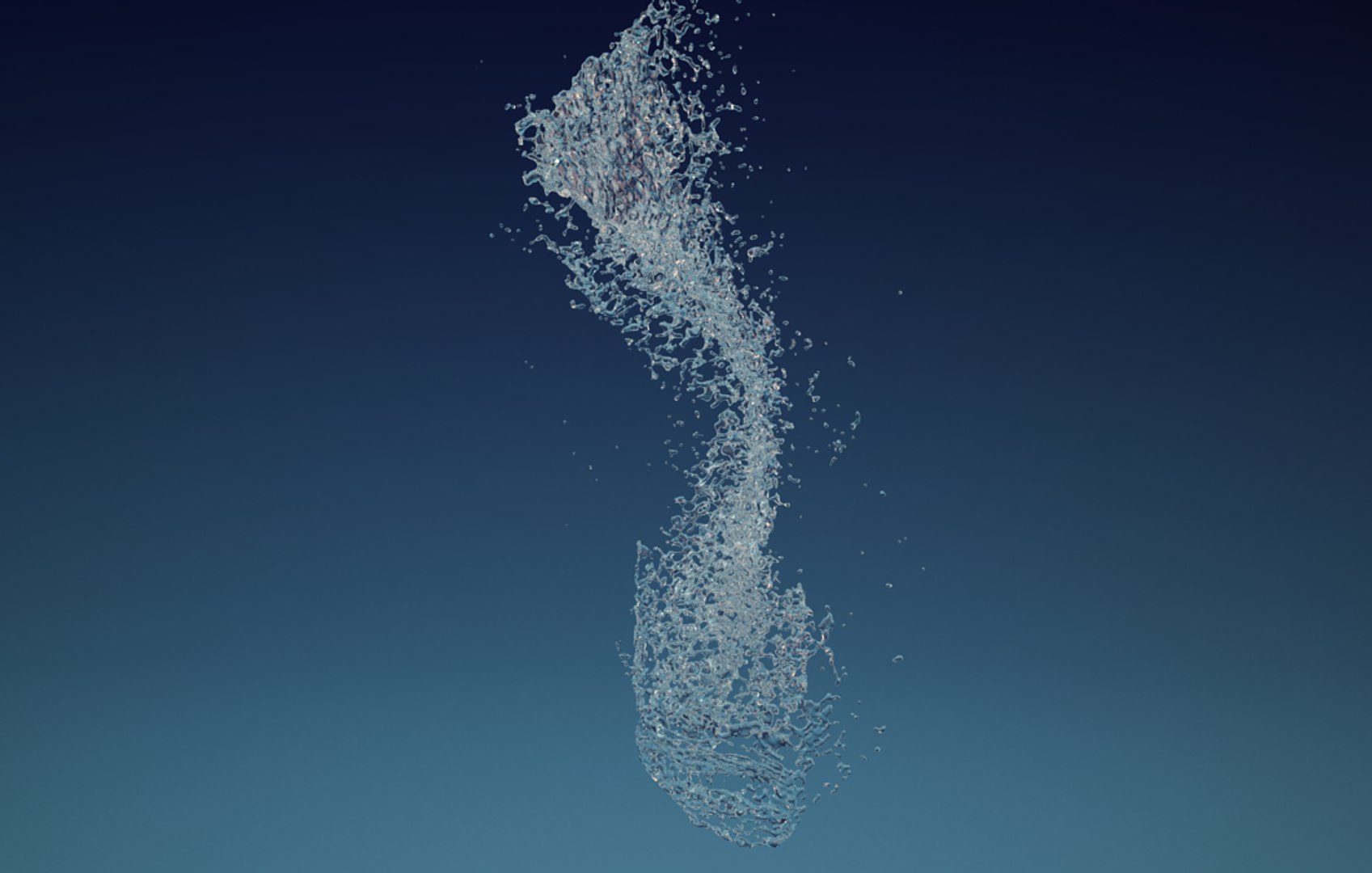 Liquid Splash 3d Model