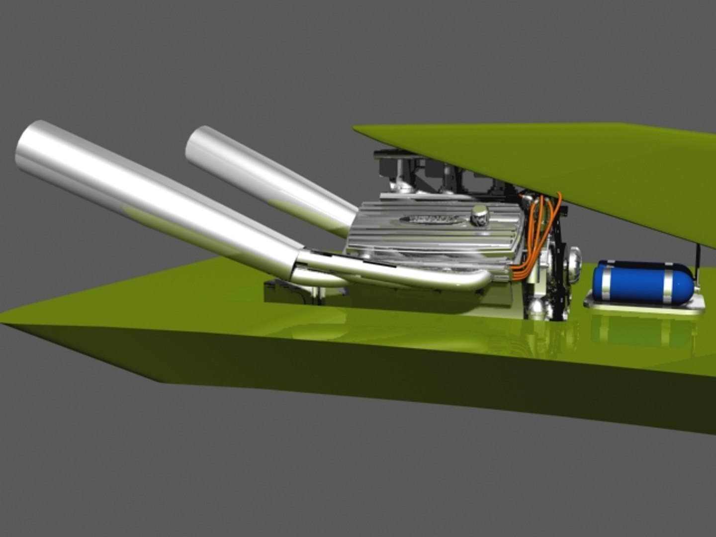 Hydroplane Racing Boat 3d Max