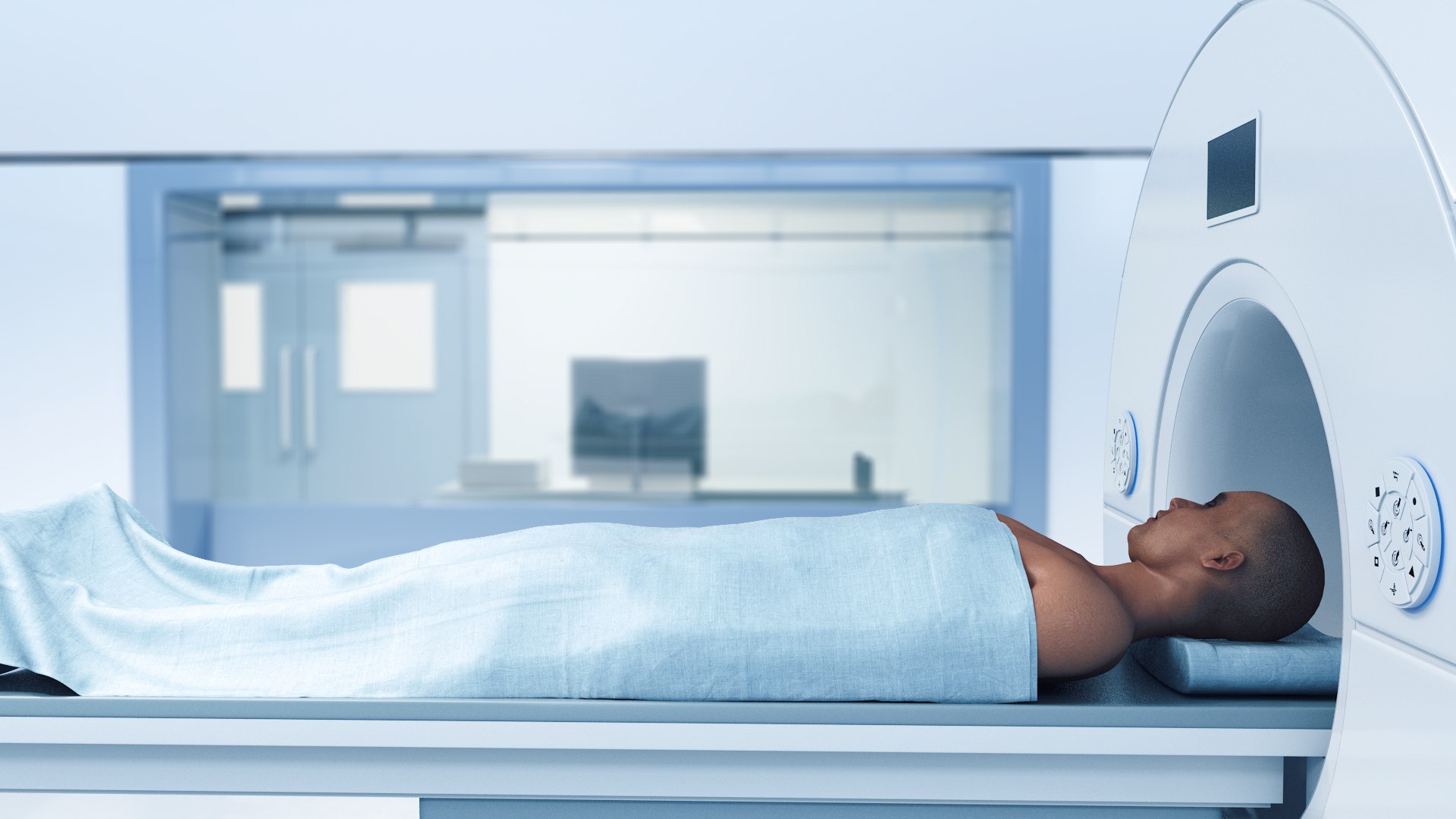 MRI Room with Patient 3D - TurboSquid 2138182