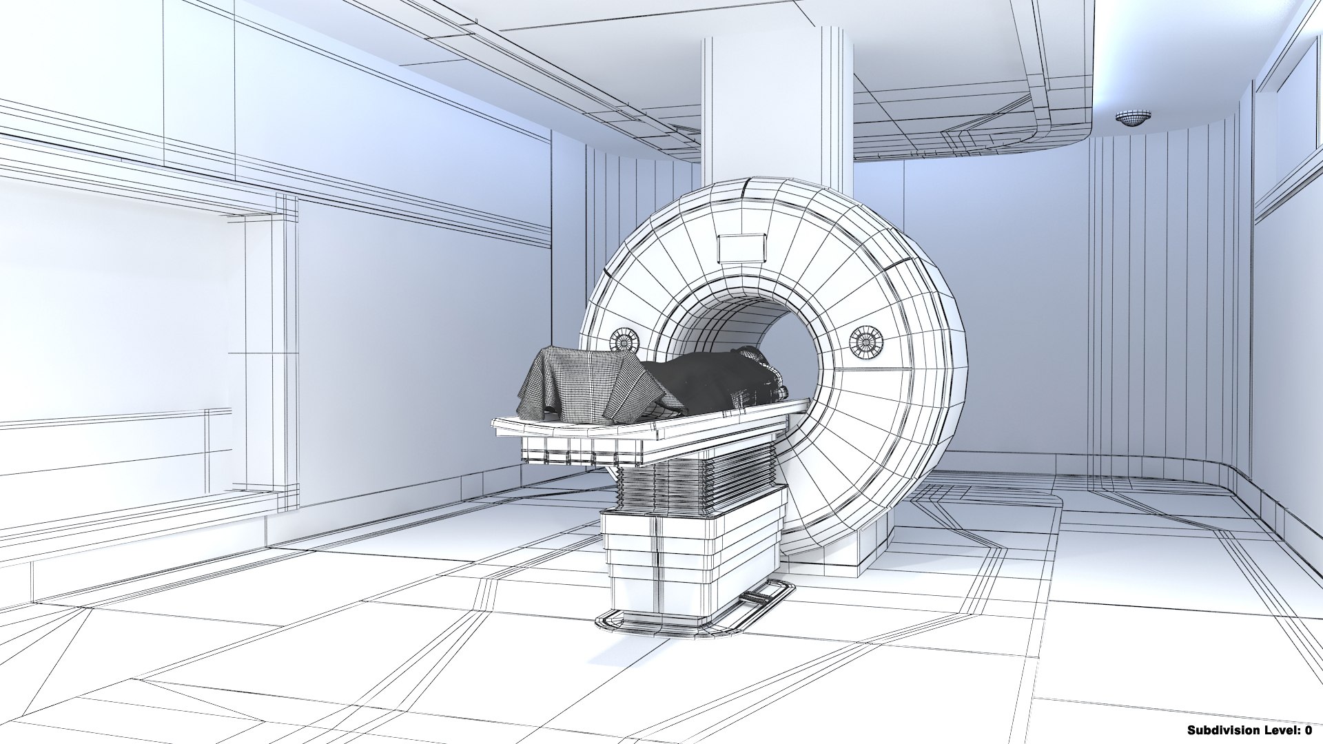 MRI Room with Patient 3D - TurboSquid 2138182