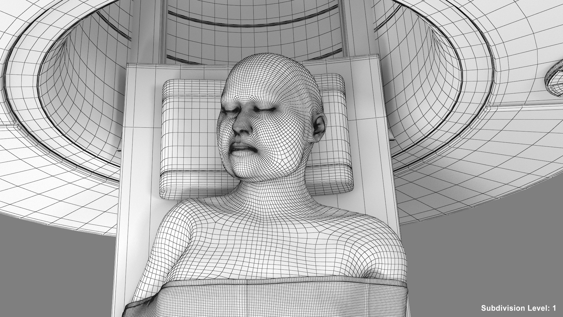 MRI Room with Patient 3D - TurboSquid 2138182