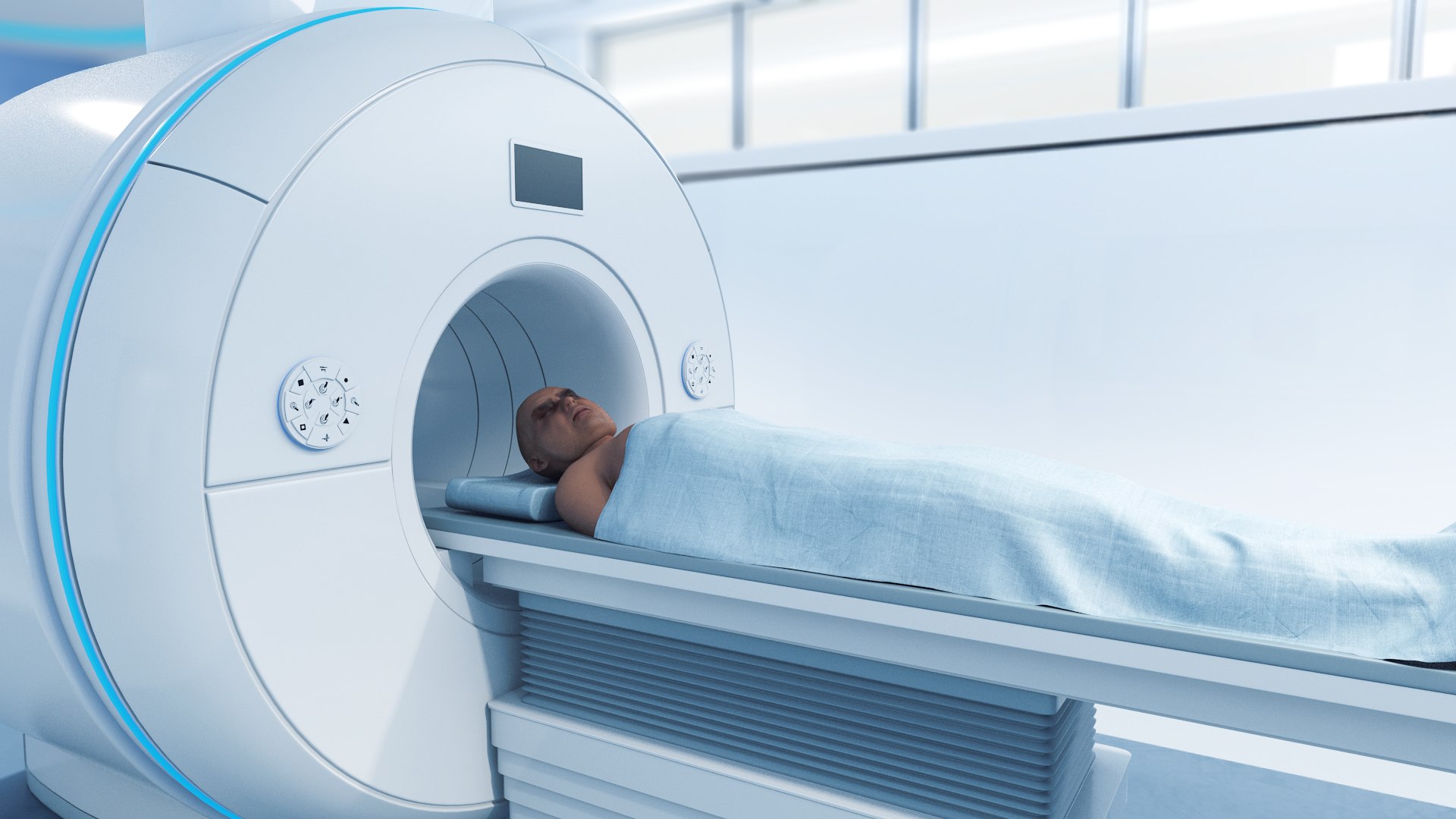 MRI Room with Patient 3D - TurboSquid 2138182