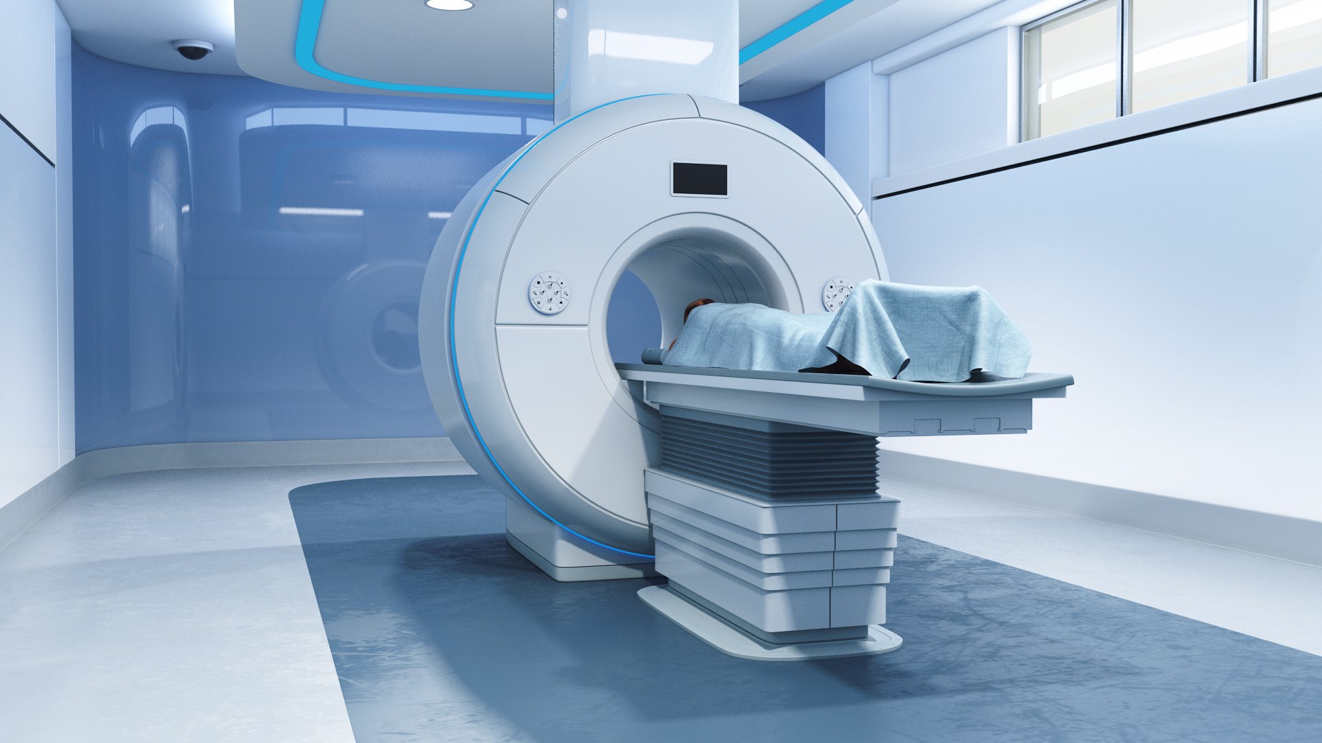 MRI Room with Patient 3D - TurboSquid 2138182