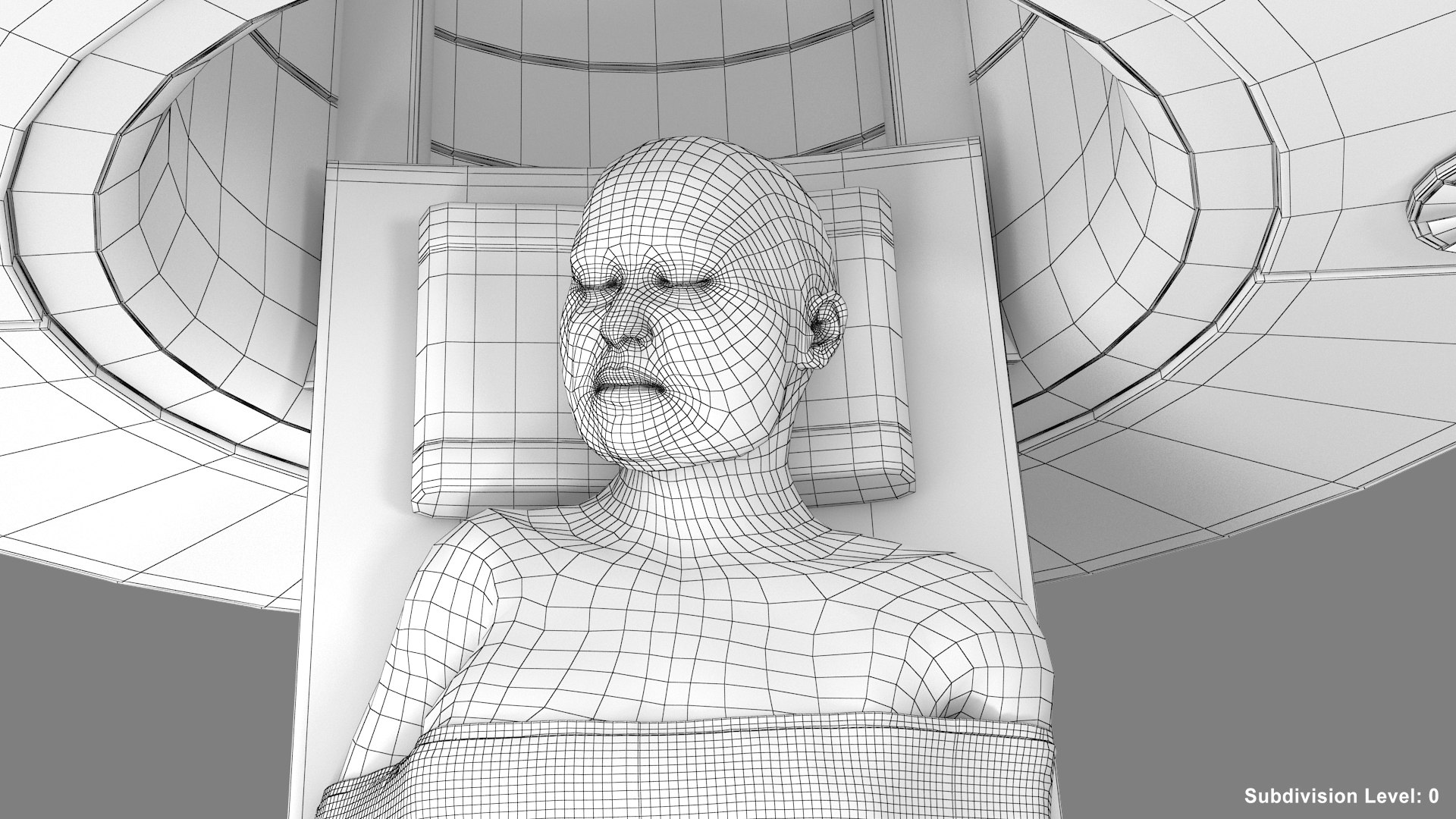 MRI Room with Patient 3D - TurboSquid 2138182