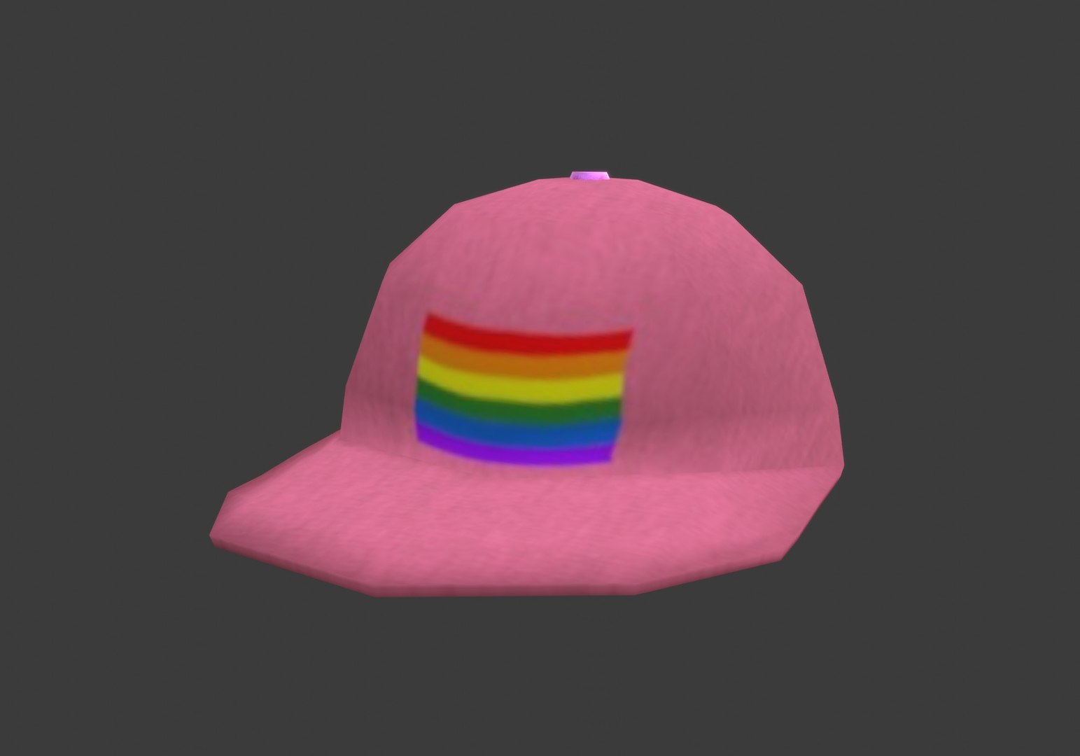 3D Model LGBT Cap Low-poly - TurboSquid 1893309