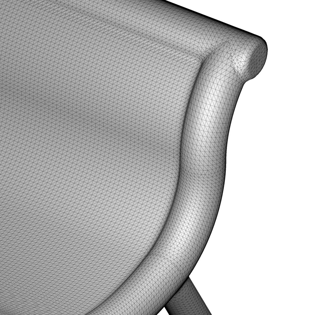 3D Fancy Lounge Chair Model - TurboSquid 2142948