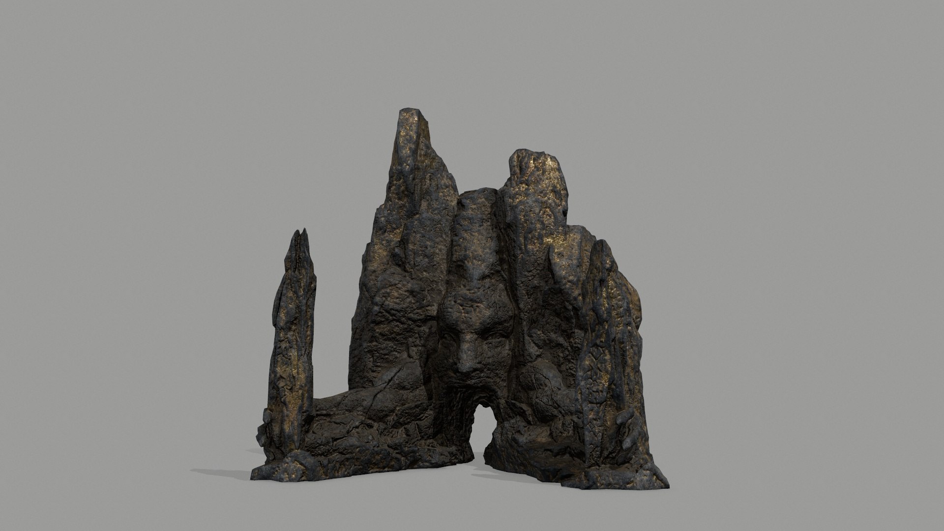 3D Rock Gate - TurboSquid 2148151