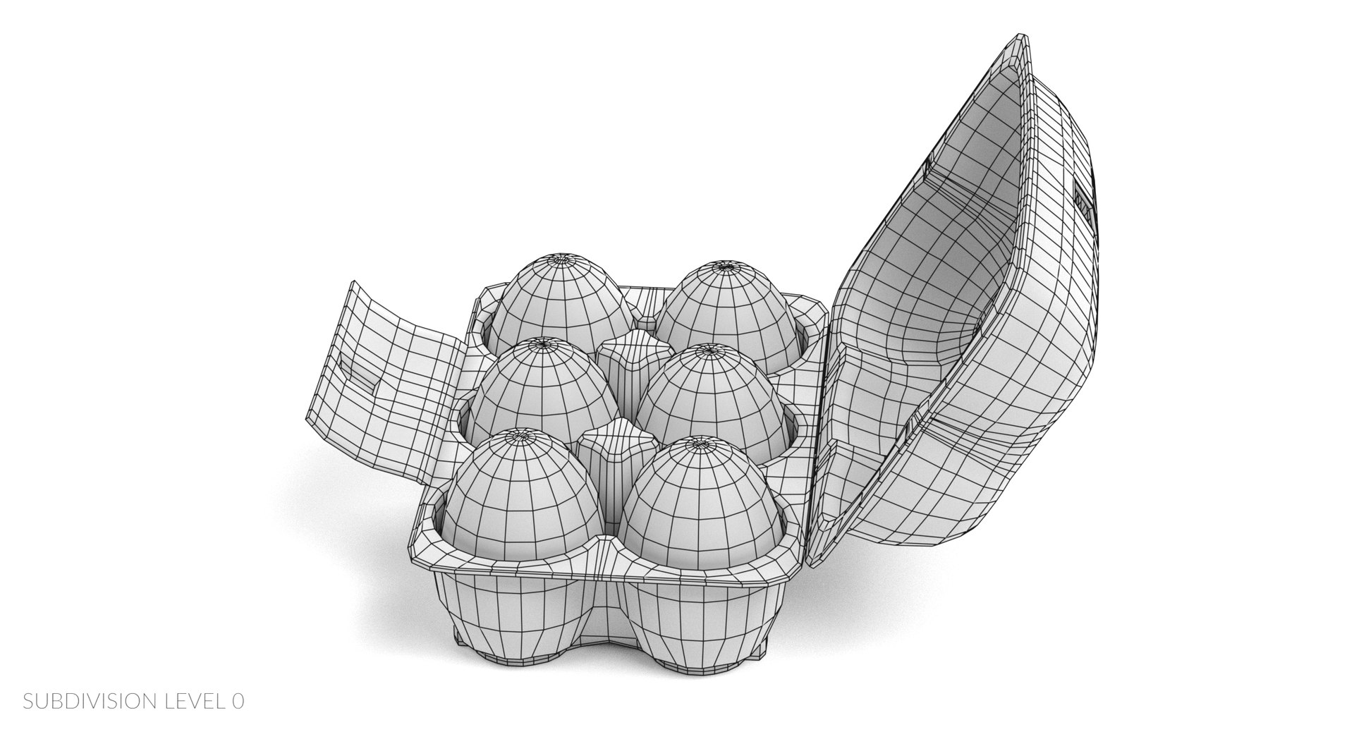 Eggs box 3D model - TurboSquid 1274038