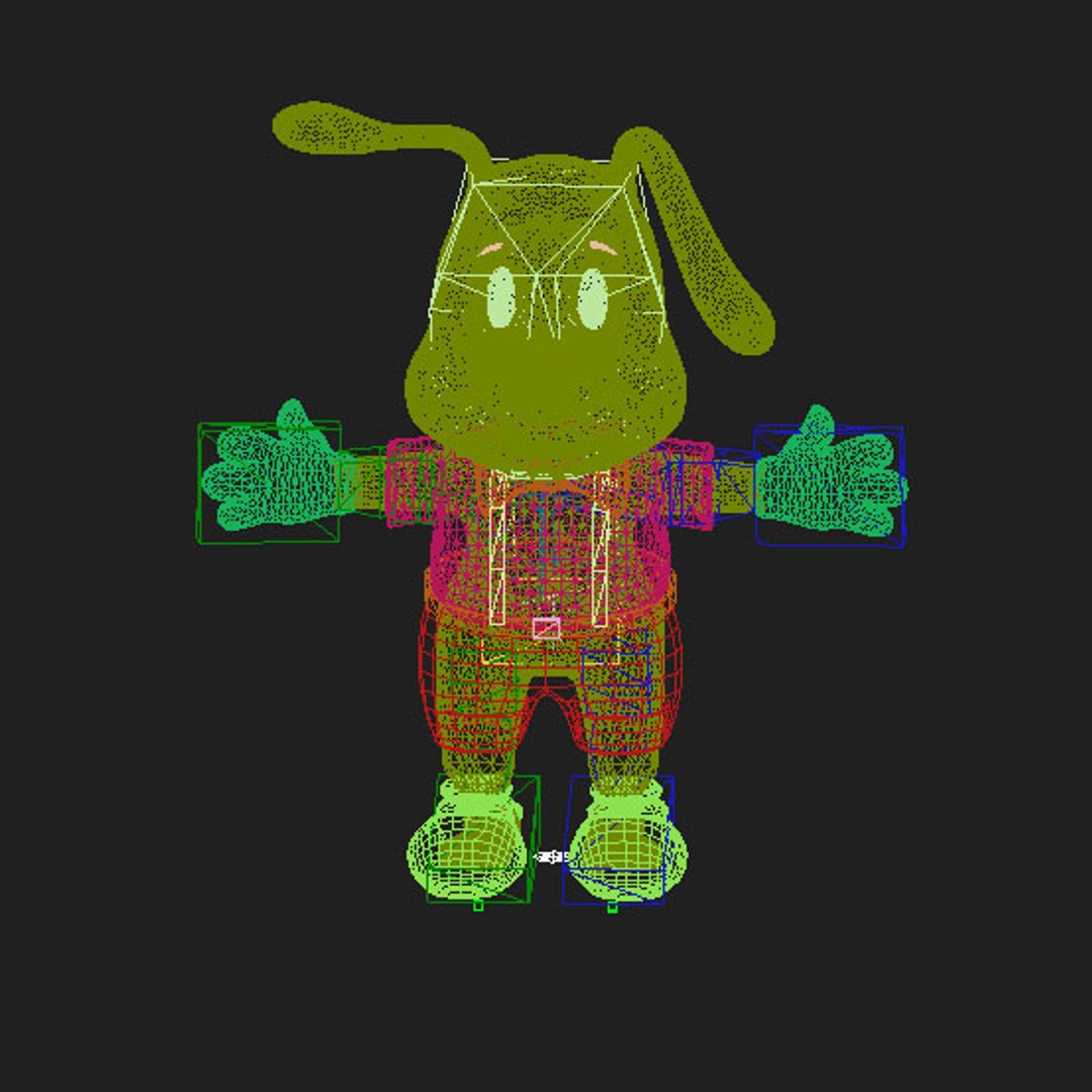Dog Man 3d Model