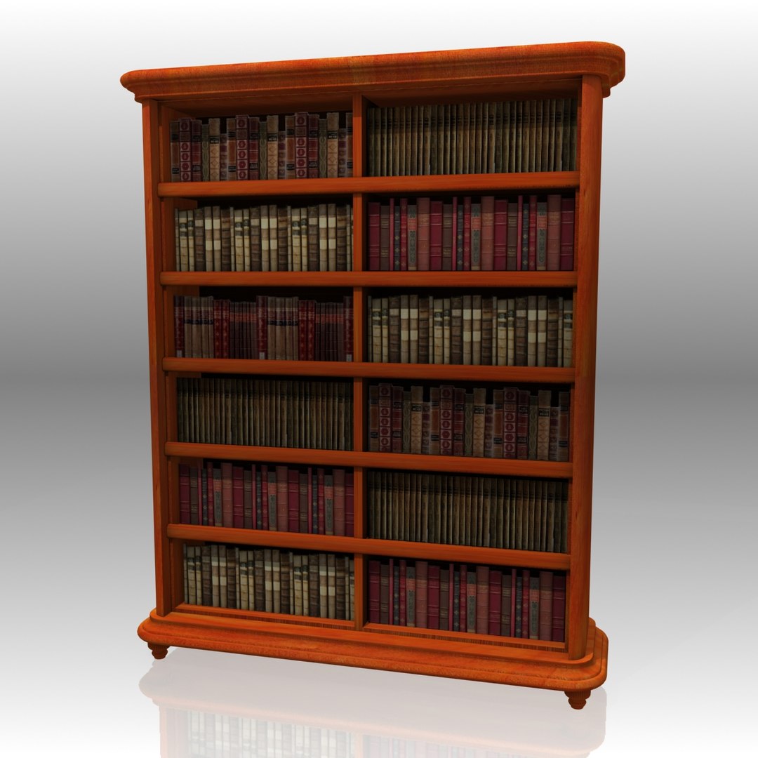 realistic bookshelf max