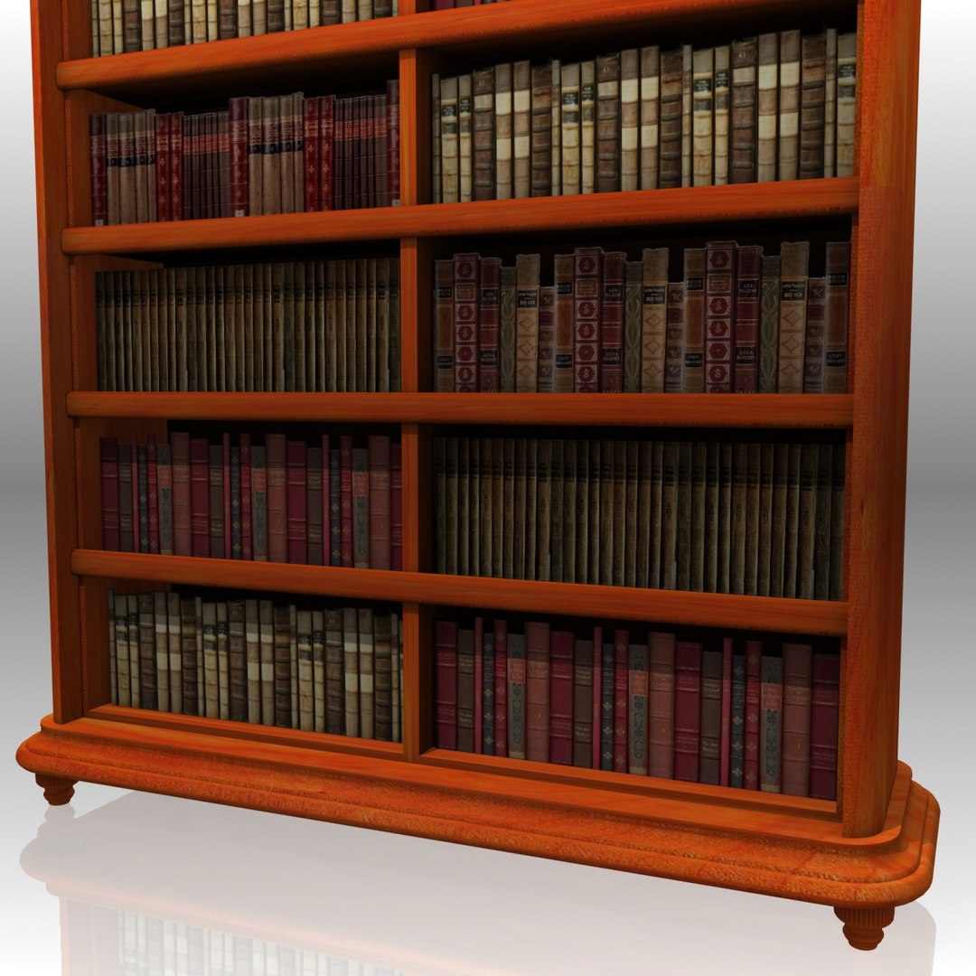 realistic bookshelf max