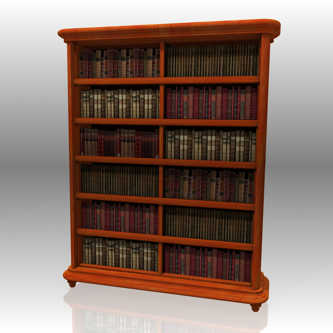 realistic bookshelf max