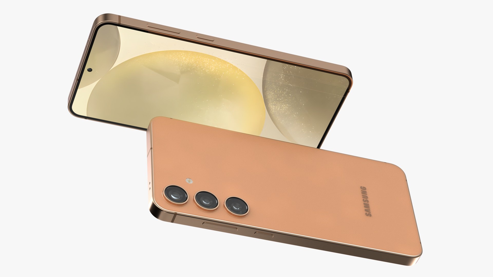 Samsung Galaxy S24 Plus Sandstone Orange 3D - TurboSquid 2180278